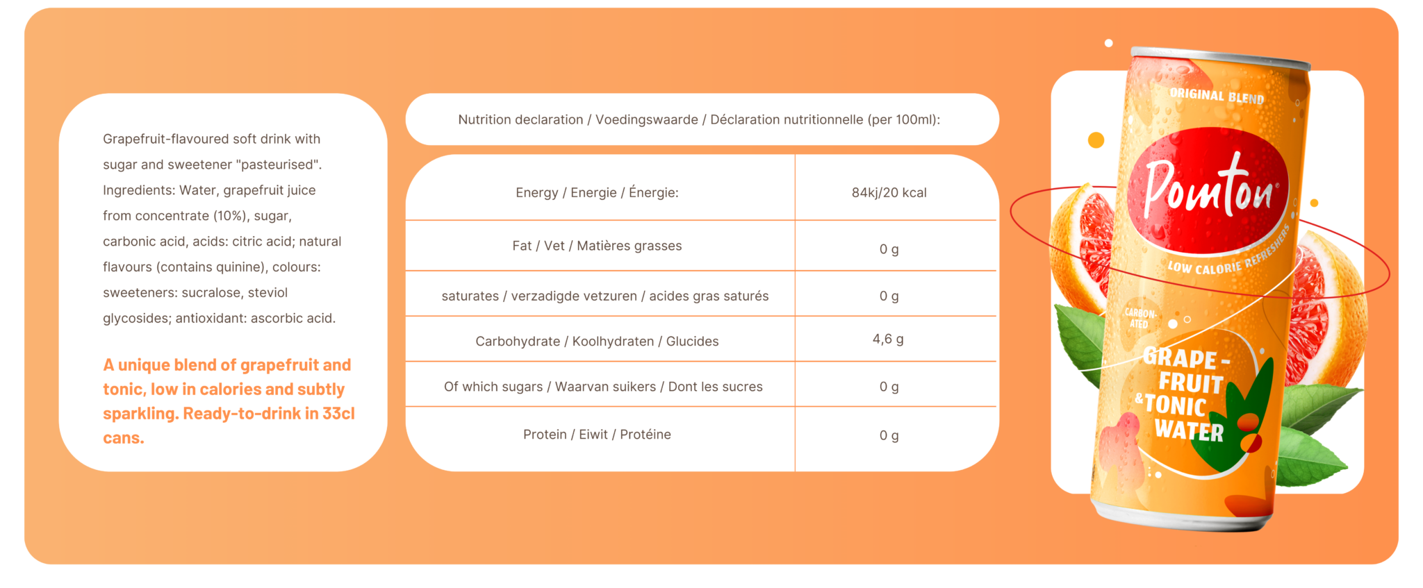 The Original Blend (24 cans) - Pomton